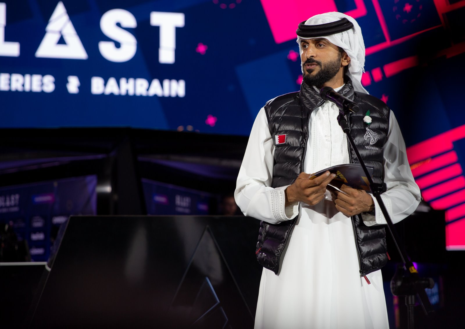 HH Shaikh Nasser attends competitions of Blast Pro | Bahrain News Agency